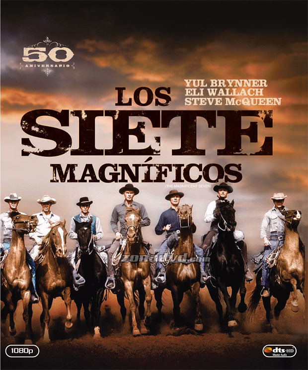 Carátula de Los Siete Magníficos Blu-ray