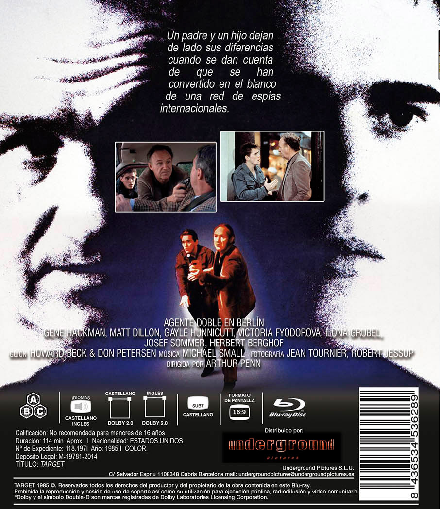 Carátula de Agente Doble en Berlín Blu-ray