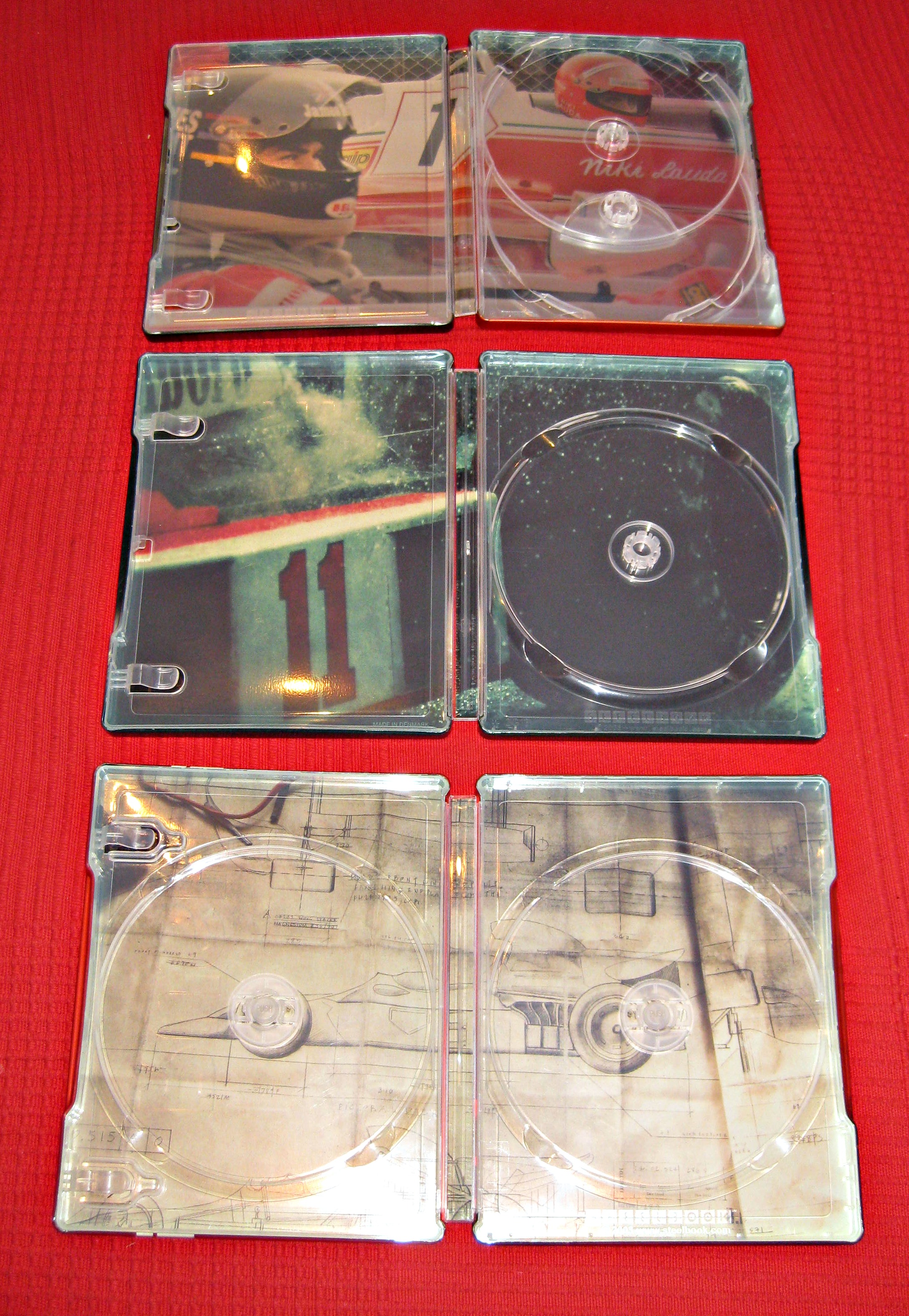 Rush - Comparativa diseño steelbooks - Ediciones italiana, corena e ...